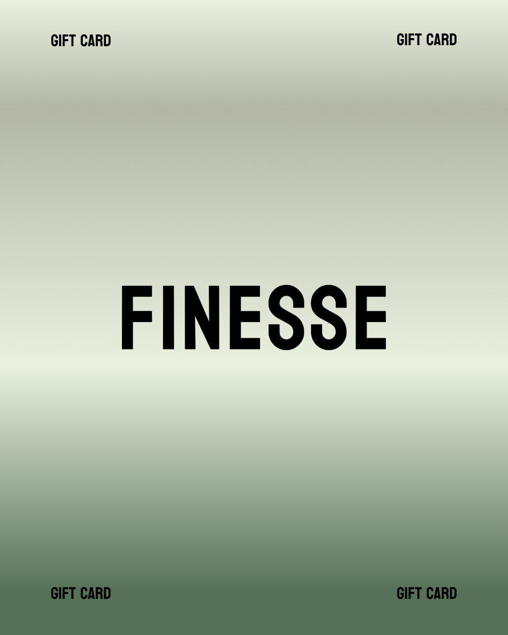 Finesse Gift Card – FINESSE